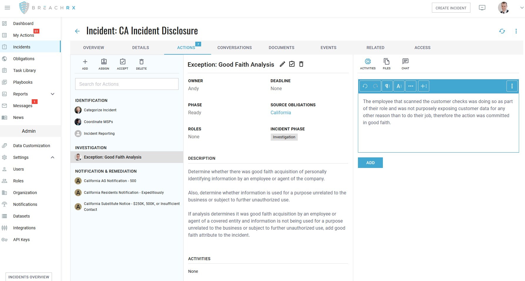 Incident Response Management Platform - BreachRx