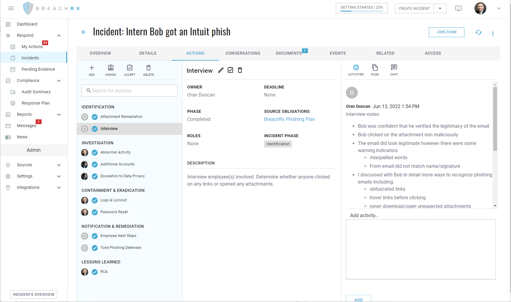 Get started - BreachRx